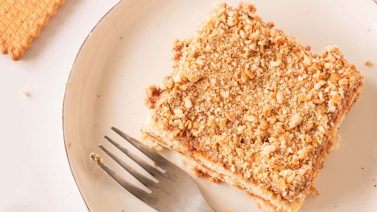 No Bake Biscoff Biscuit Cake | HIFI Bubble